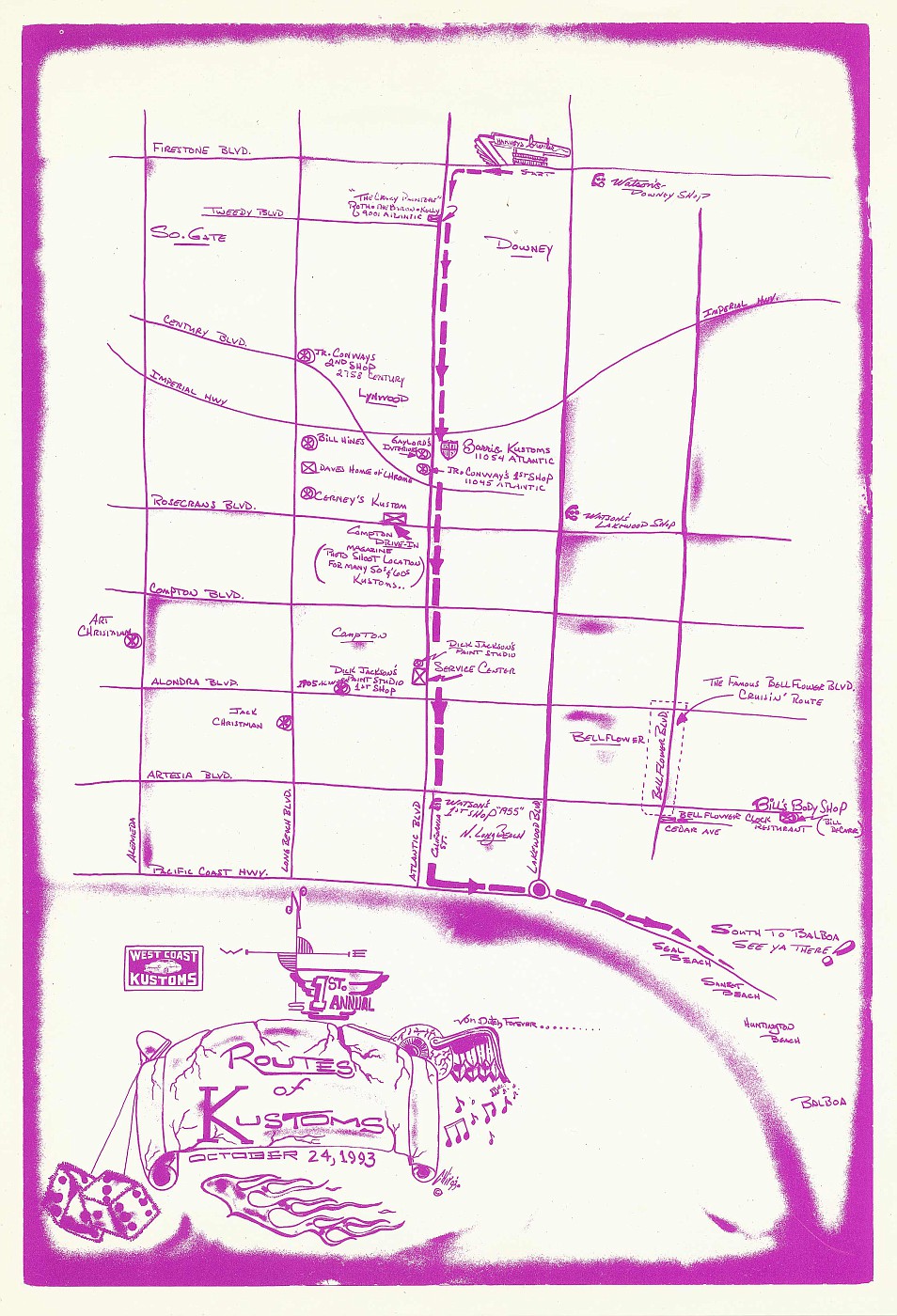 Photo: LA-MAP-.jpg | Larry Watson Items of intrest album | Rik Hoving ...