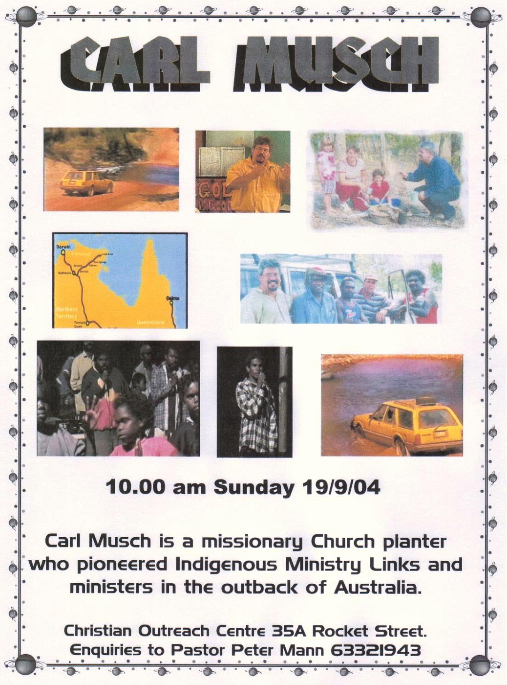 Photo: Carl Musch Poster | 22. Visiting Ministry album | ooO(PETER)Ooo ...