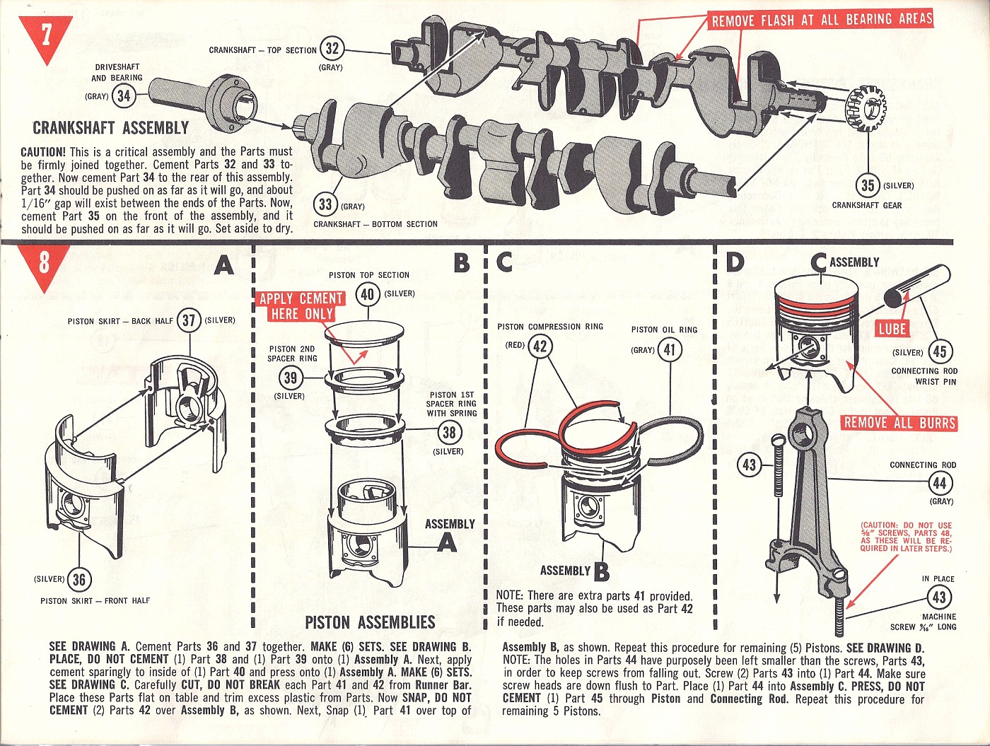 Photo: slant6page6 | REVELL Chrysler Slant 6 Motorized engine #H-1553 ...