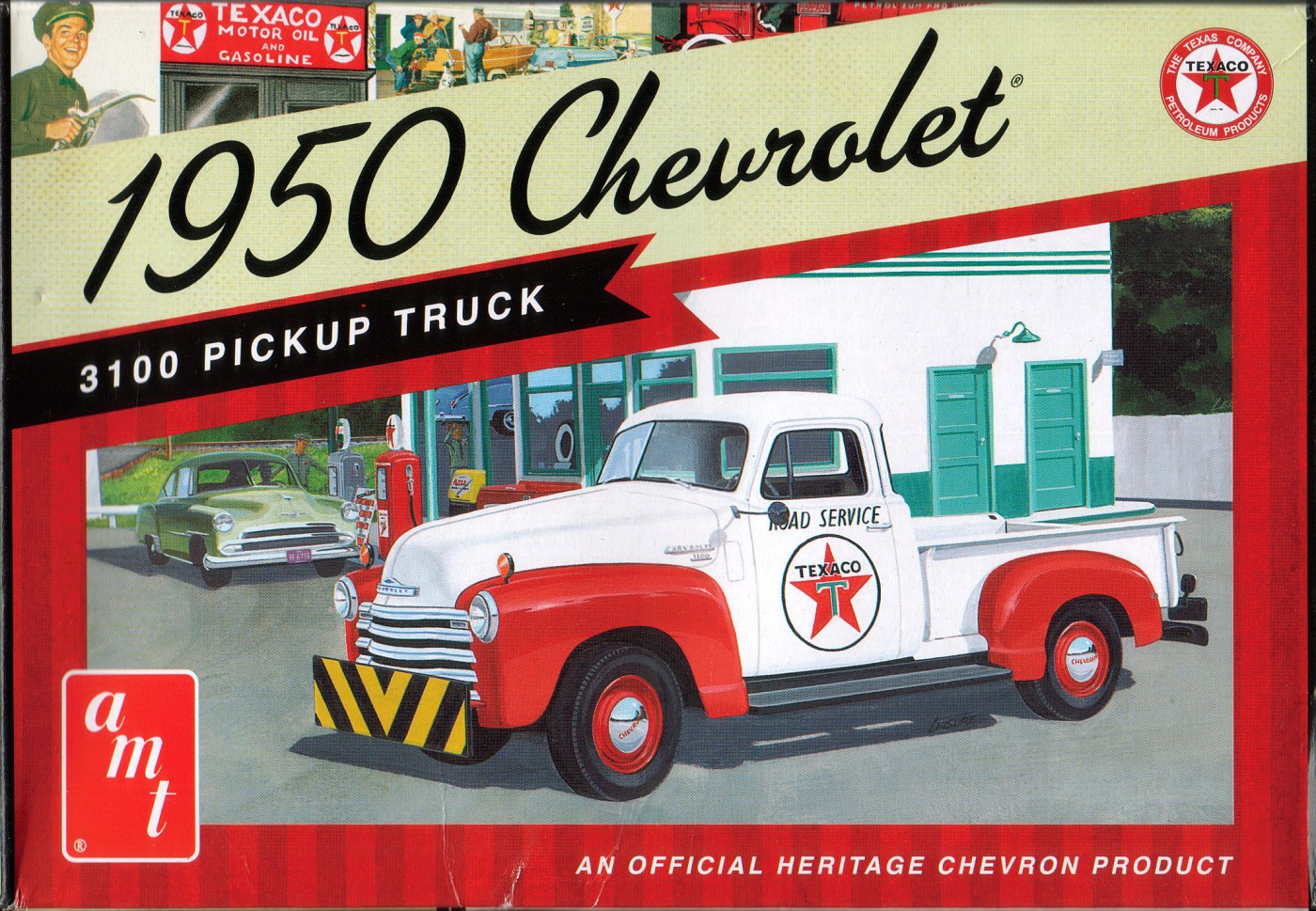Photo: 1950 CHEVROLET 3100 PICKUP TRUCK TEXACO AMT Box Top | AMT 1950 ...