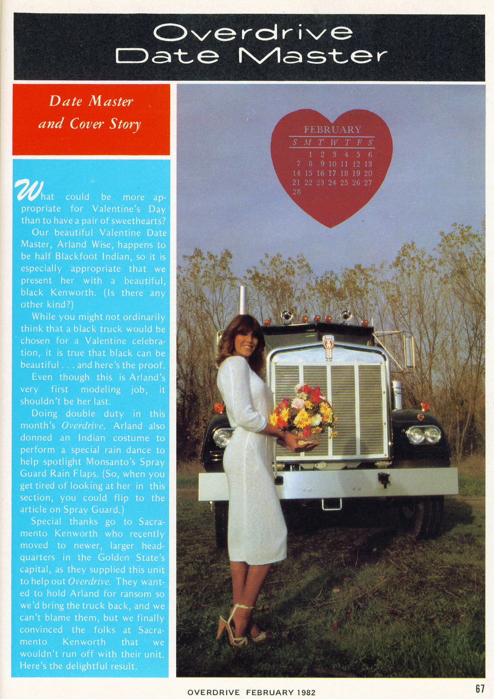 Photo: February 1982 Date Master | 02 Overdrive Magazine February 1982 ...