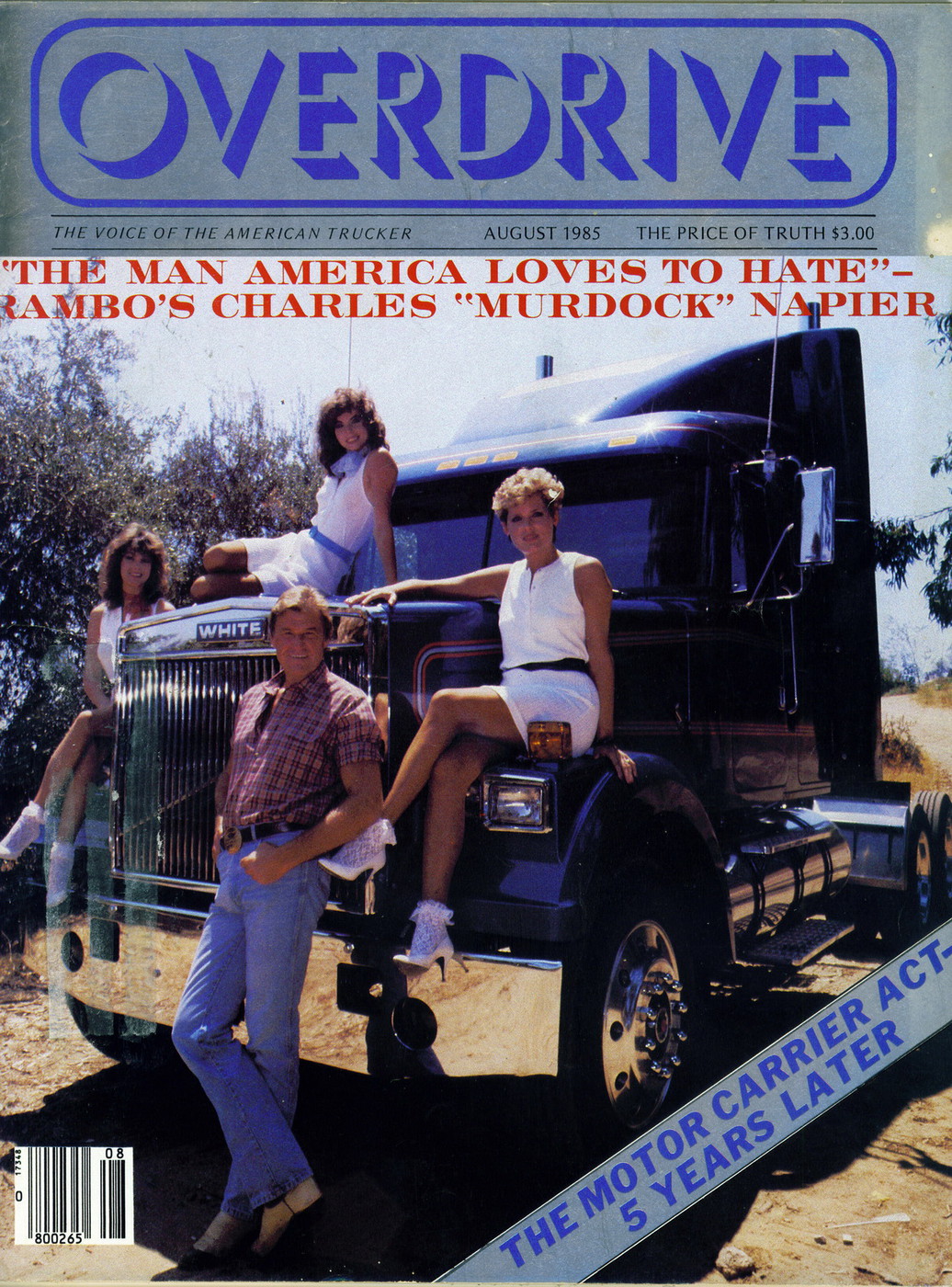 Photo: 01 August 1985 Front Cover | 08 Overdrive Magazine August 1985 ...