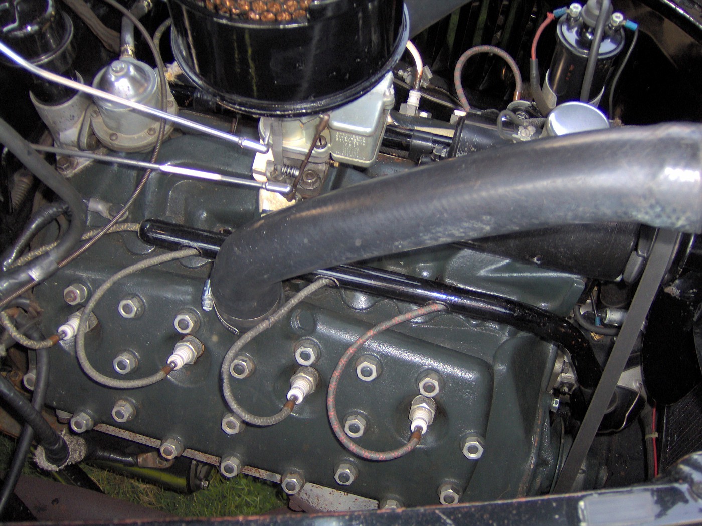 Photo: 1937 Ford coupe engine | Ford Flathead V8 60 1937 thru 1941 ...