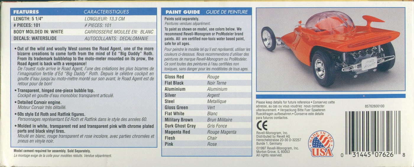 Photo: Ed-Big Daddy-Roth - Road Agent-RevMon003 | RM Road Agent Ed "Big ...