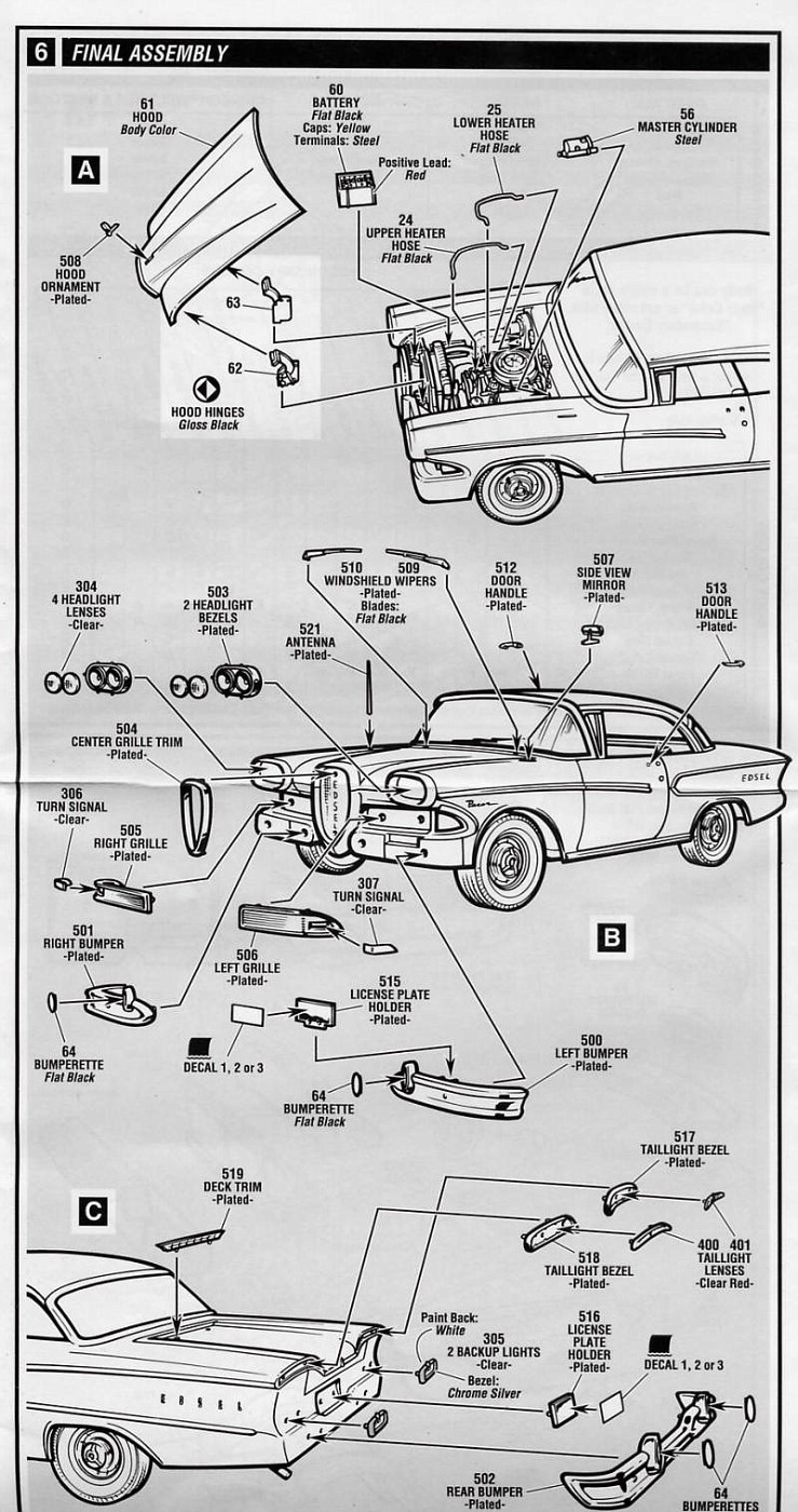 Photo: 1958 Edsel Pacer Page 6 | AMT '58 Edsel Pacer #30032 album ...