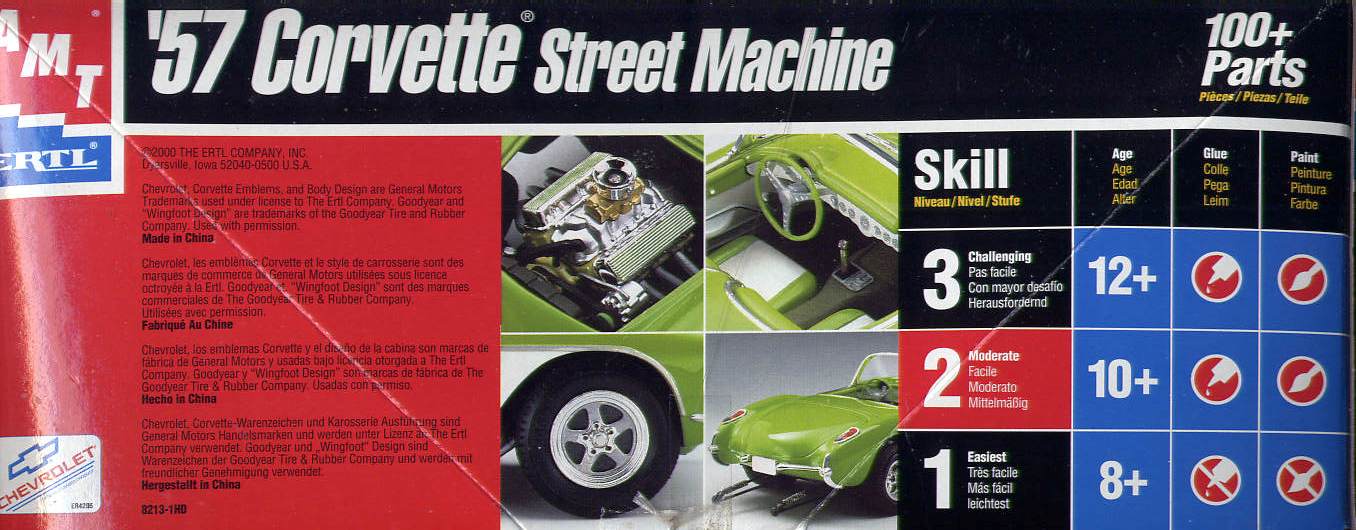 Photo: 1957 Chevrolet Corvette Streetmachine Box 2 | AMT 1957 Chevrolet ...