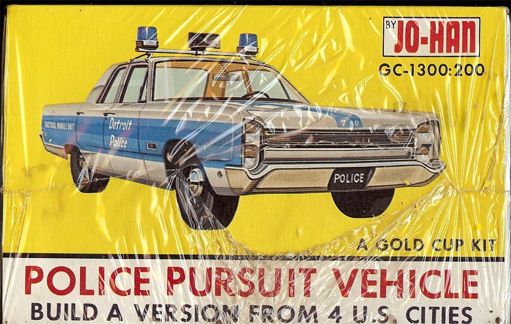 Photo: 0 (4) | JOHAN Plymouth Fury Police Pursuit Vehicle # GC:1300:200 ...