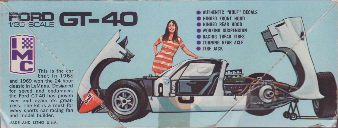 Photo: IMC GT-40 Box side 2 | IMC Ford GT40 #110? album | DRASTIC ...