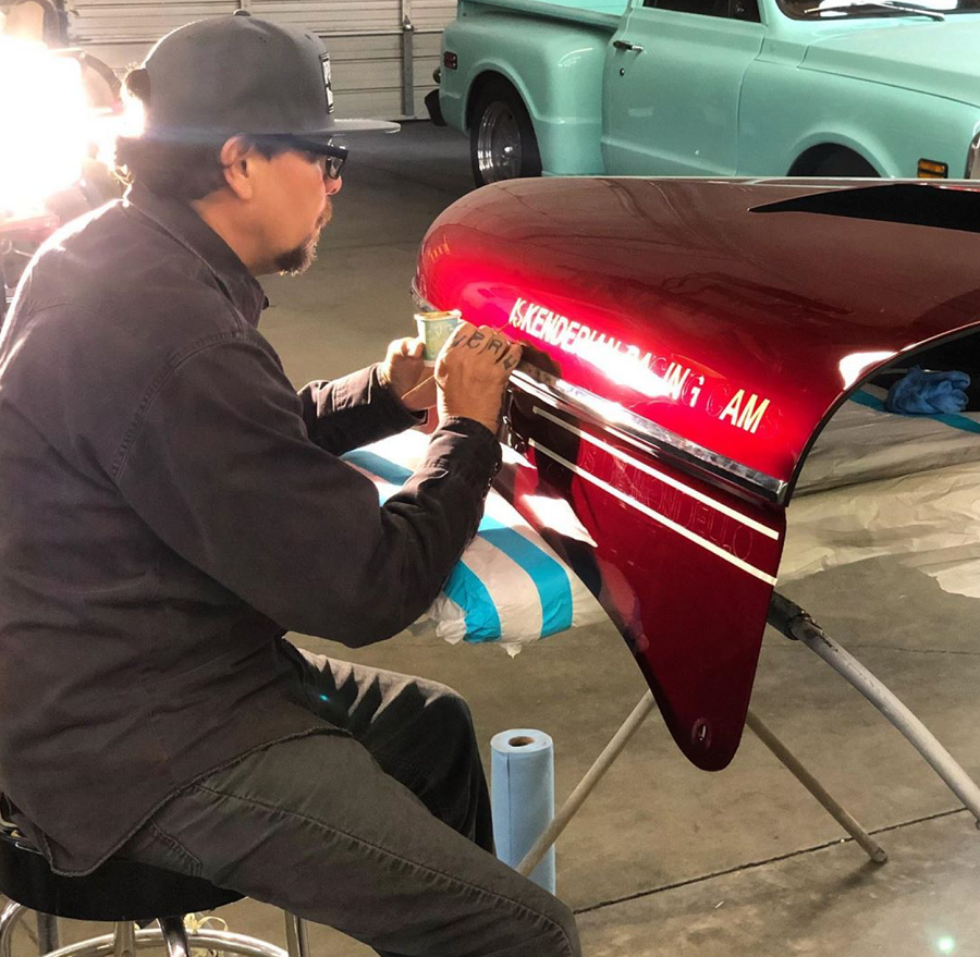 Photo: Lettering & gold leaf by Eric Reyes (2) | BOB PANELLA'S WILLYS ...