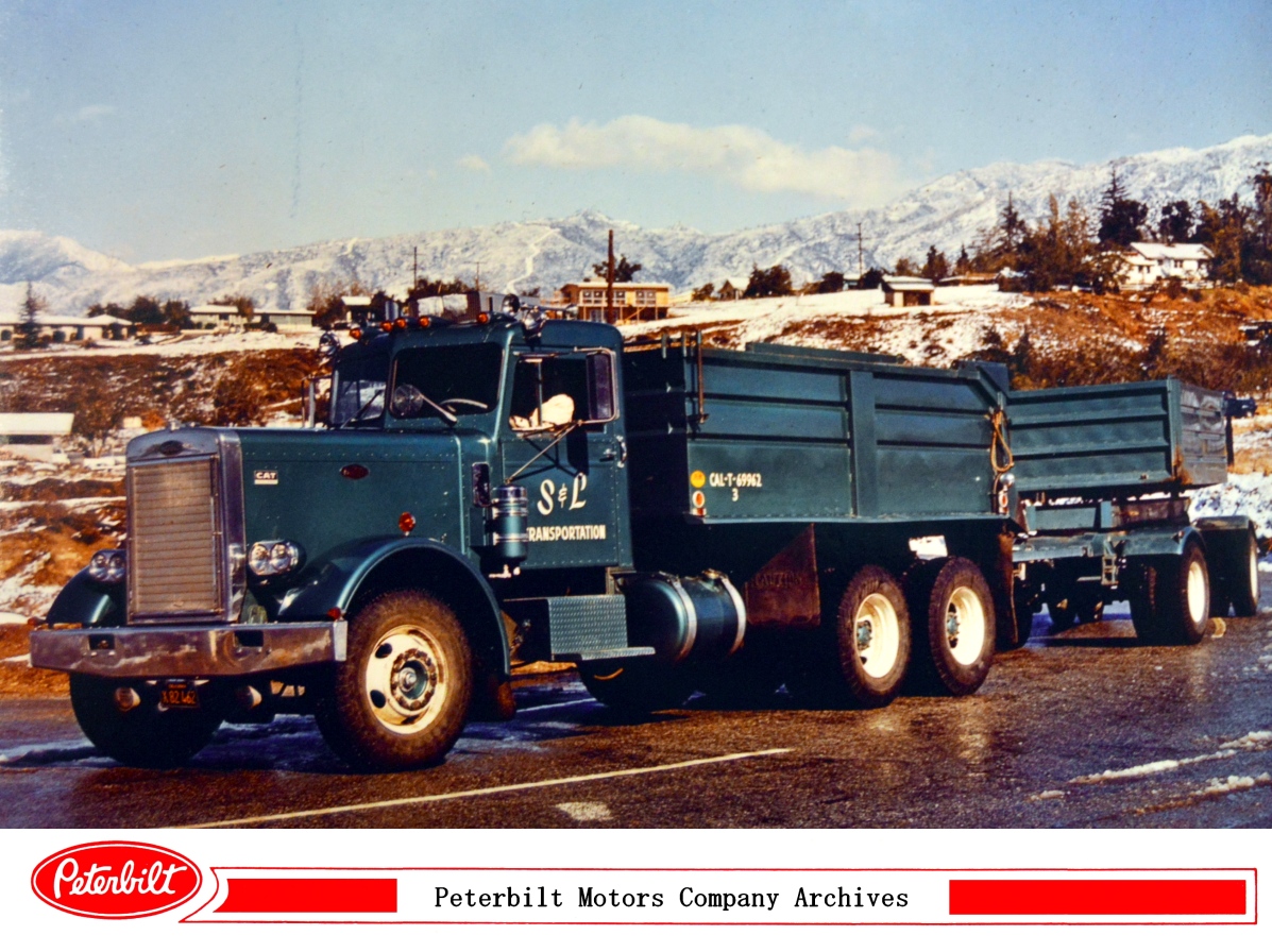 Photo: Throw Back 37 model 351 transfer dump mid 60s | Peterbilt Motors ...