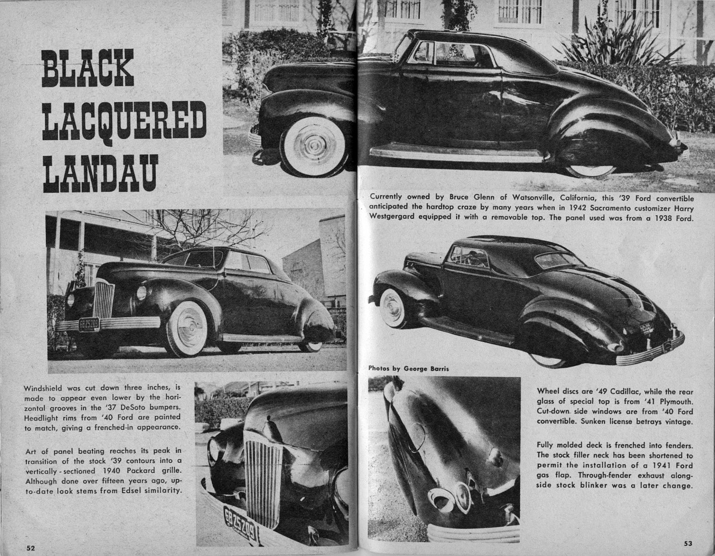 Photo: Wes | 1939 Ford Convertible Mel Falconer - Westergard album ...