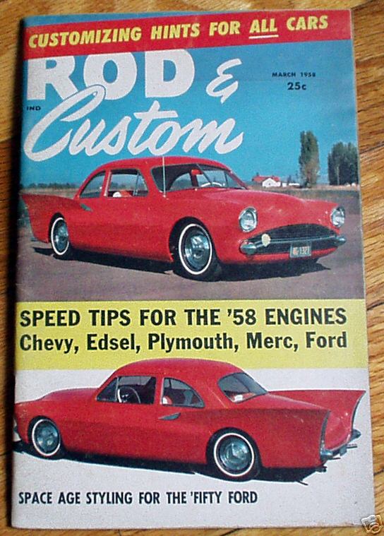 Photo: RoD&CustomMarch1958-01 | Custom Car Magazines asorted album ...