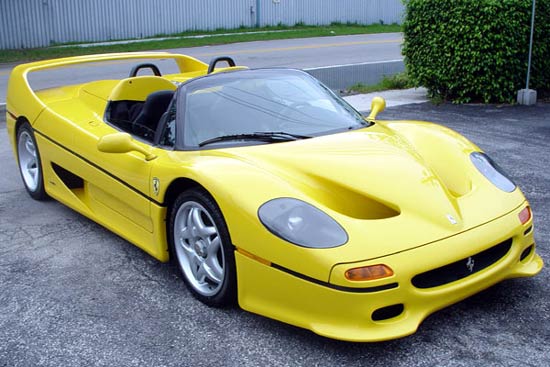 Photo: 95-F50-Yel-001 | Ferrari F50 reference album | John K. Dezan ...