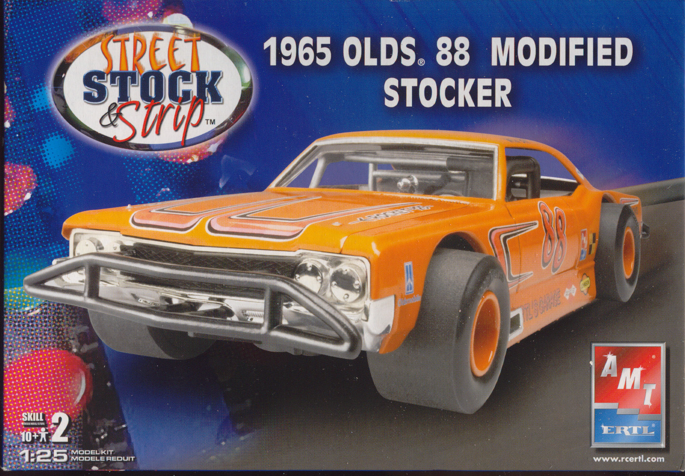 Photo: 1965 Oldsmobile 88 Modified Stocker | AMT Track Racers Box top ...