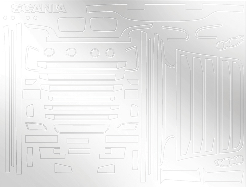 Photo: stickersLR | 3882 Scania R560 V8 Highline''Red Griffin'' Italeri ...