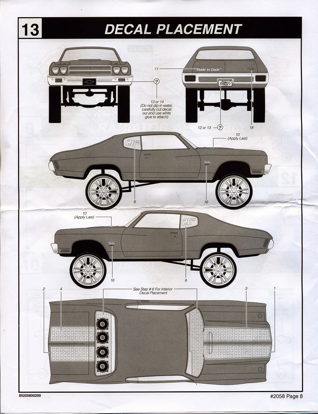 Photo: img792 | REVELL '70 Chevelle SS DONKS album | DRASTIC PLASTICS ...