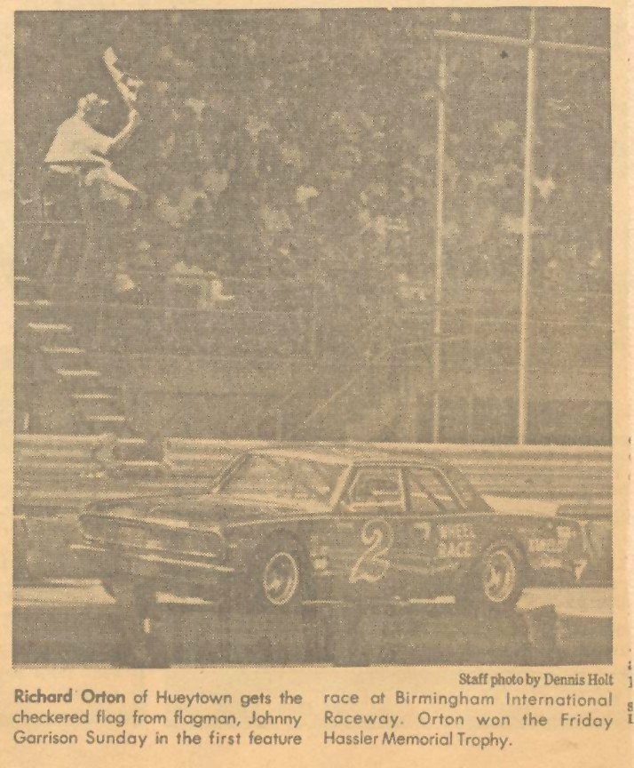 Photo: Richard Orton at B I R | 1964 UP LATE MODEL MODIFIEDS SPORTSMAN ...