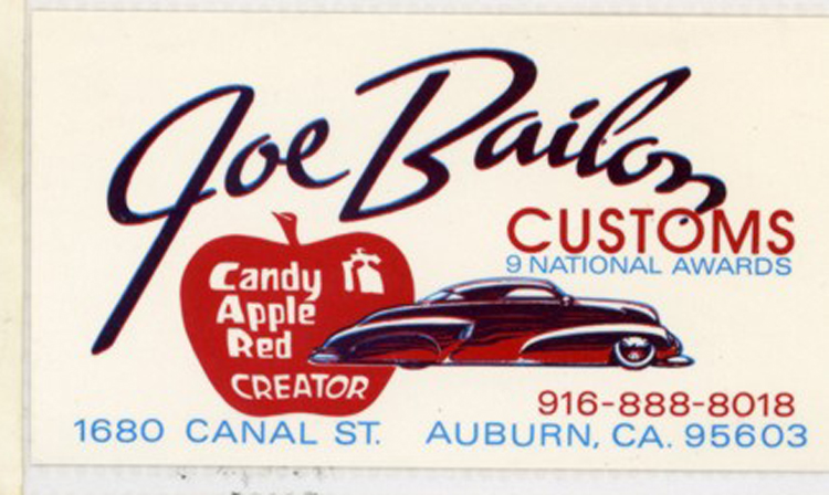 Photo: Joe-Bailon-businesscard | 1941 Chevy Miss Elegance - Bailon ...