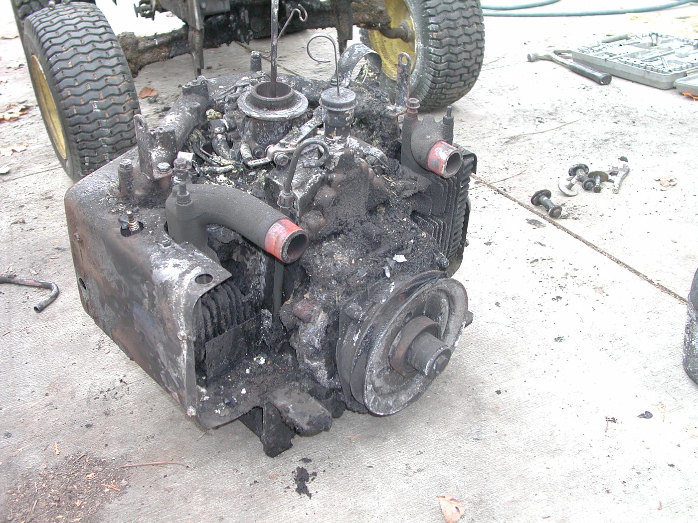 Photo: burnt up Series 1 KT17 | Kohler KT17 dismantle album | BobK ...