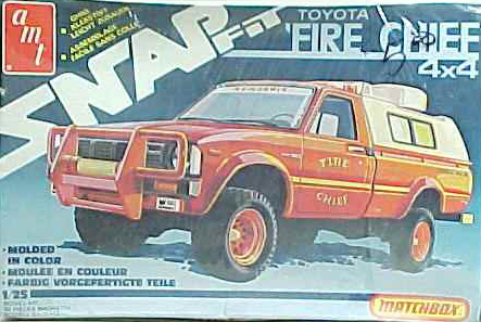 Photo: Toyota 4X4 Fire Chief | AMT Pickup Truck and SUV Box tops only ...