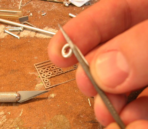 Photo: I ended up using the rat-tail file to make the best fit. The ...