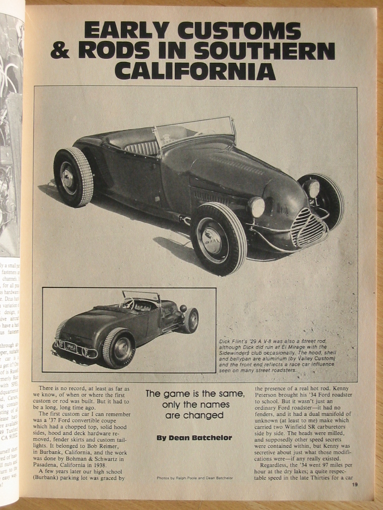 Photo: Batchelor Article 01.JPG | Early Custom Car Articles album | Rik ...