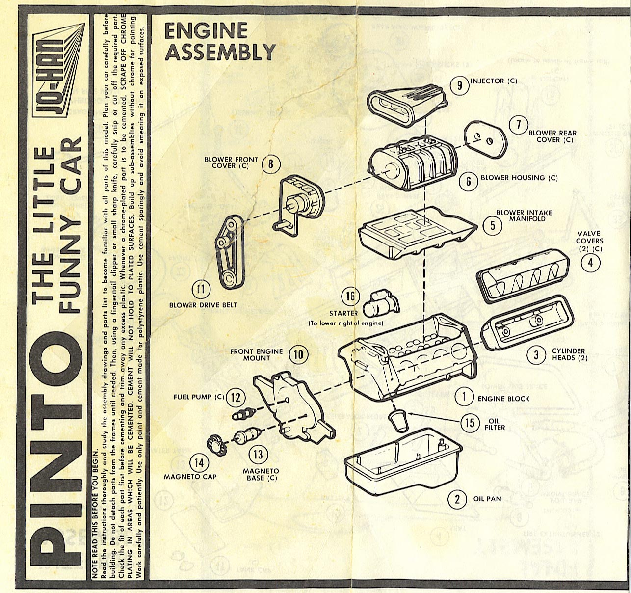 Photo: 1 | JOHAN The Little Pinto Funny Car album | DRASTIC PLASTICS ...