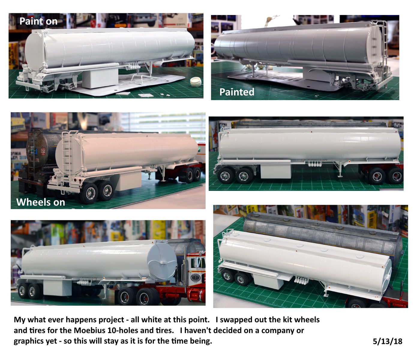 Photo: AMT Fruehauf tank 5 13 18 | What's on the bench recently - or a ...