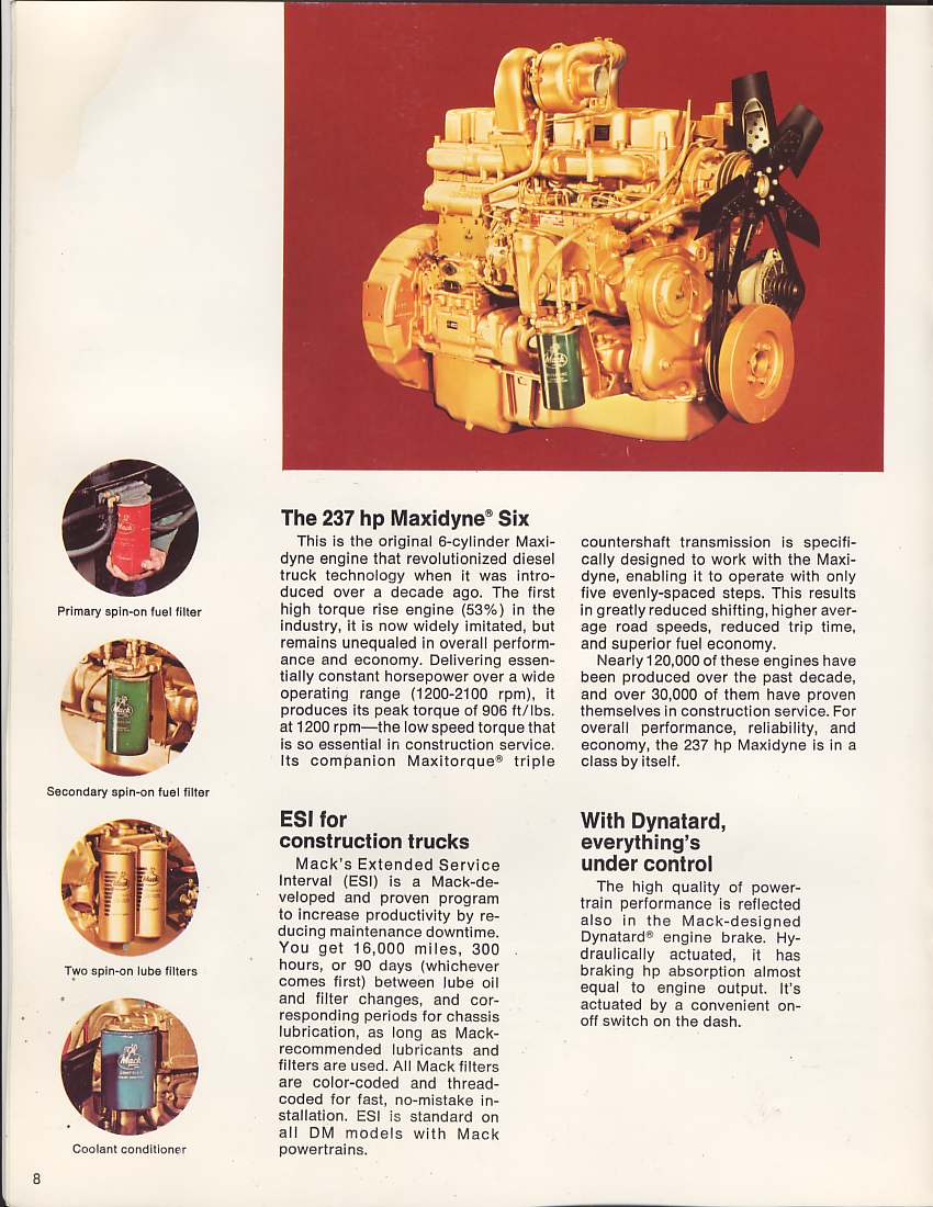 Photo: Mack DM 1977-08 | Mack DM 1977 album | Dutch Model Truck Club ...