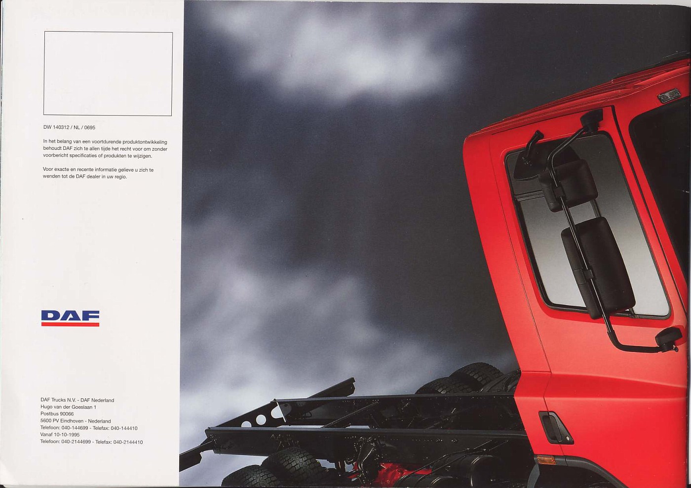 Photo: 75-95-20 | DAF 75 1995 album | Dutch Model Truck Club | Fotki ...