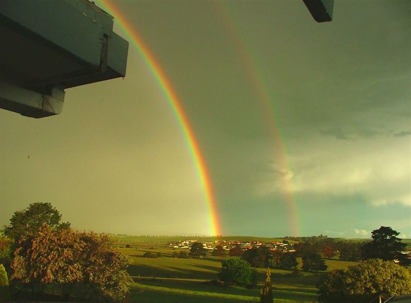 Photo: Rainbow in my back yard 241004 | Rainbows album | ooO(PETER)Ooo ...