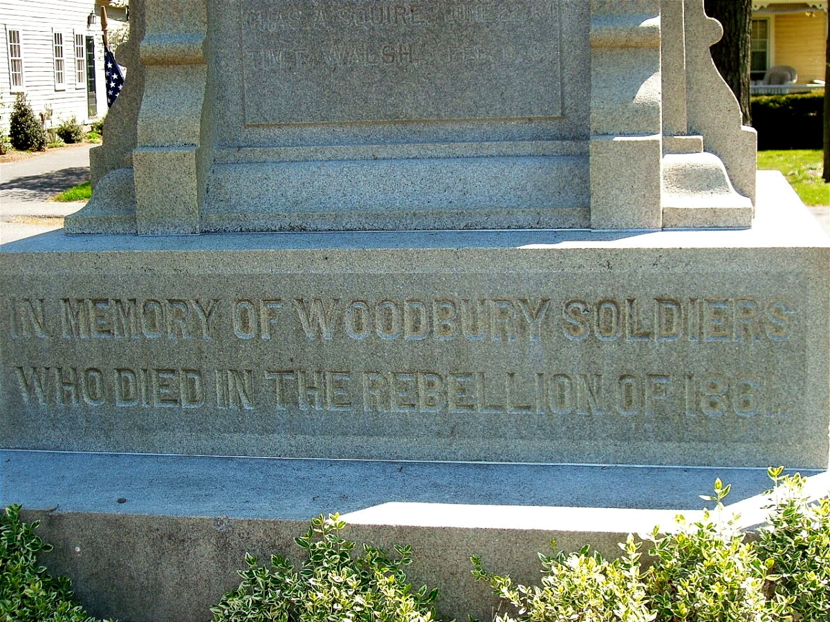 Photo: WOODBURY - REBELLION OF 1861 MEMORIAL - 02 | WOODBURY, CT album | Jerry Dougherty's ...