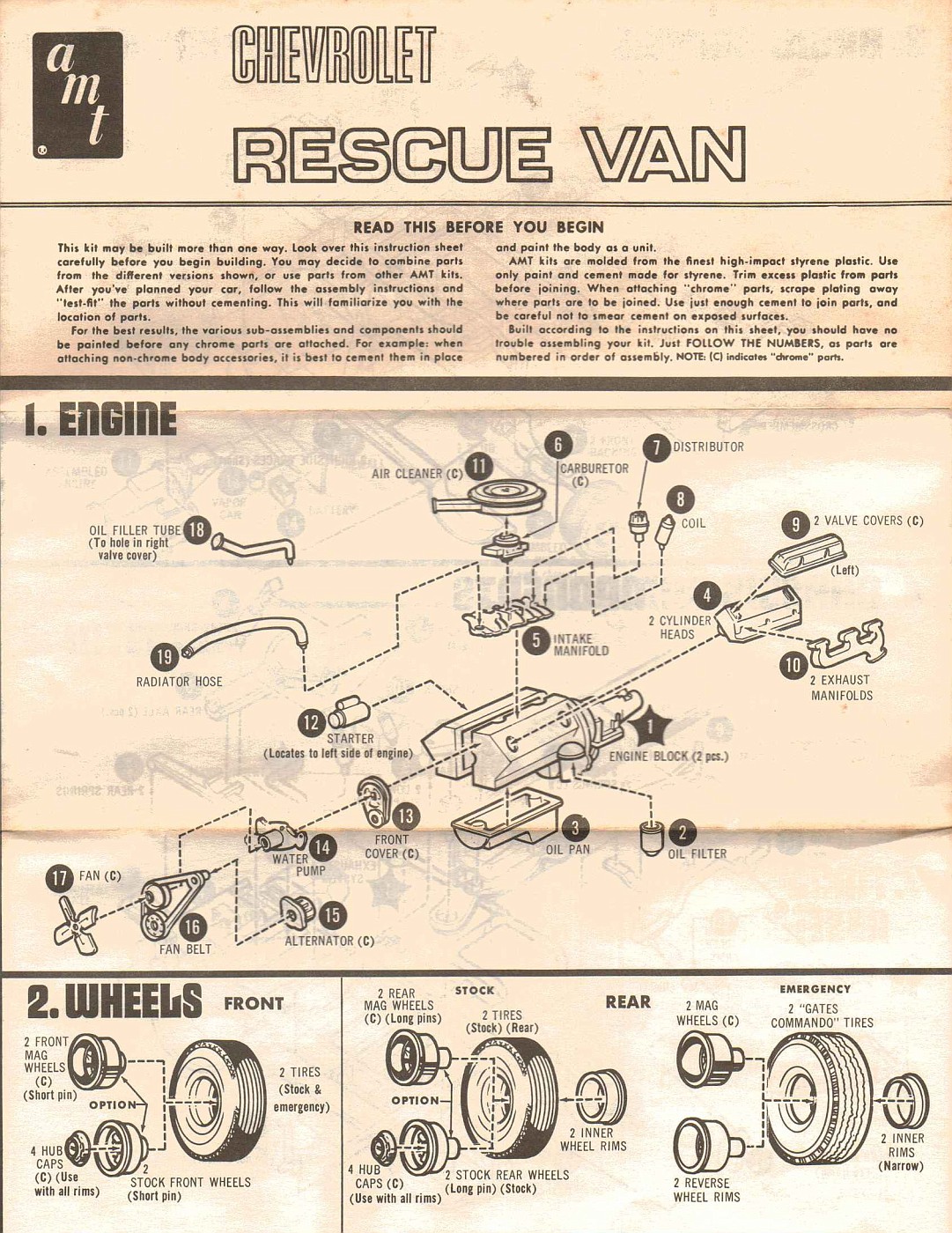 Photo: AMT Chevy Rescue Van-5 | AMT Chevy Rescue Van Kit # T-516-300 ...