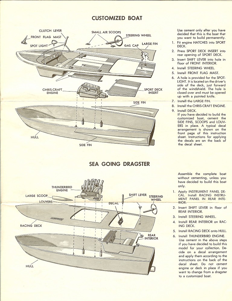 Photo: customboatinst4 | AMT Customizing Boat Kit #159 album | DRASTIC ...