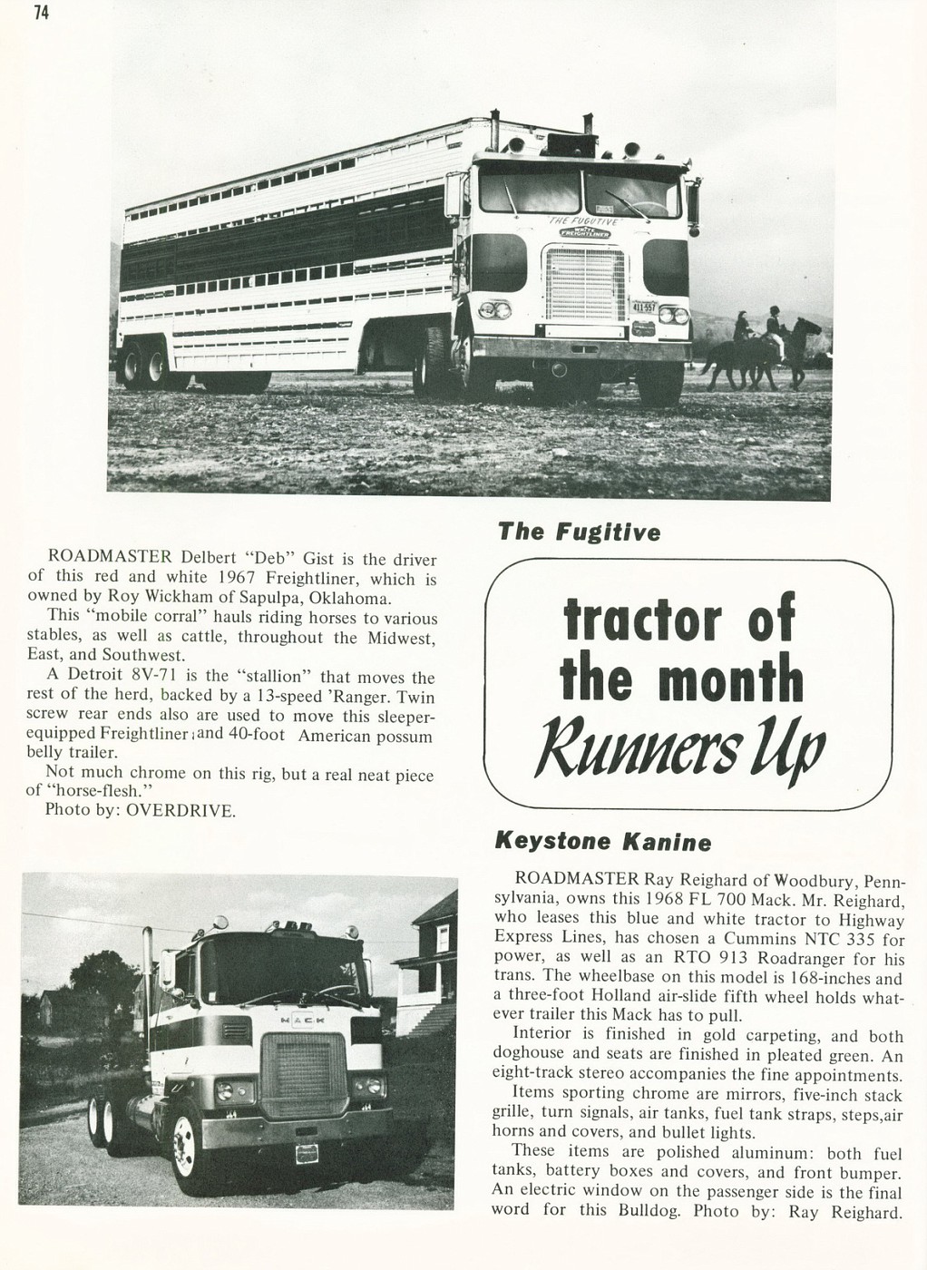 04 Overdrive Magazine April 1969 album | Dutch Model Truck Club | Fotki ...