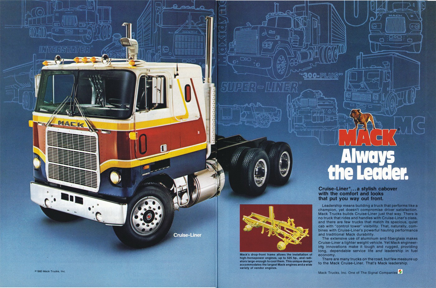 Photo: August 1980 Mack Cruiseliner Ad | 08 Overdrive Magazine August ...