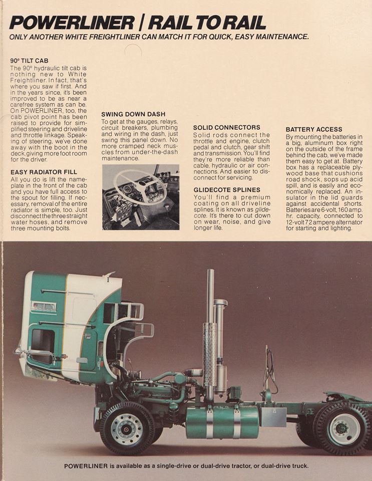Photo: 5 | White Freightliner Powerliner album | Dutch Model Truck Club ...