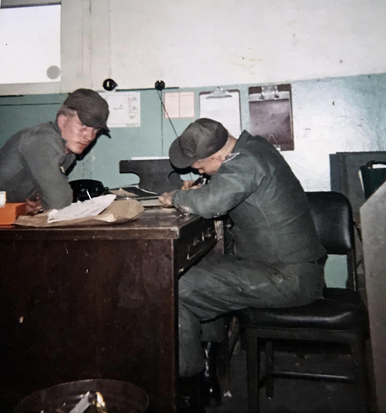 Photo: 57-Terry M. Carver on left, man on the right is Unknown | 62nd ...