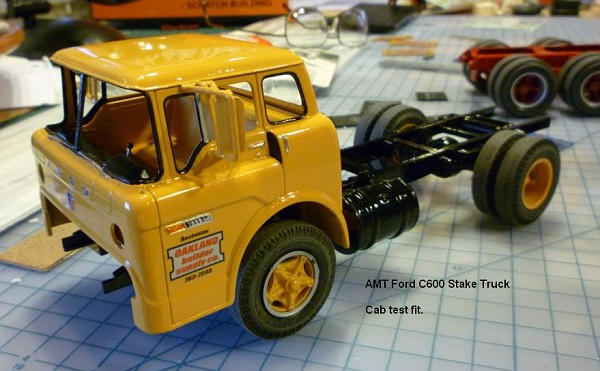 Photo: AMT Ford C600cab test.jpg | AMT Ford C600 Stake Truck album ...