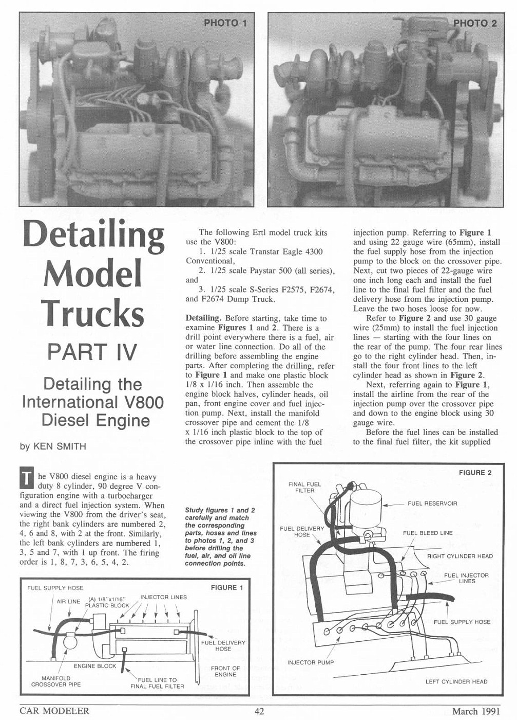 Photo: CM 1991 03 Mar 01 | CM06 Mar 1991 International V800 diesel ...