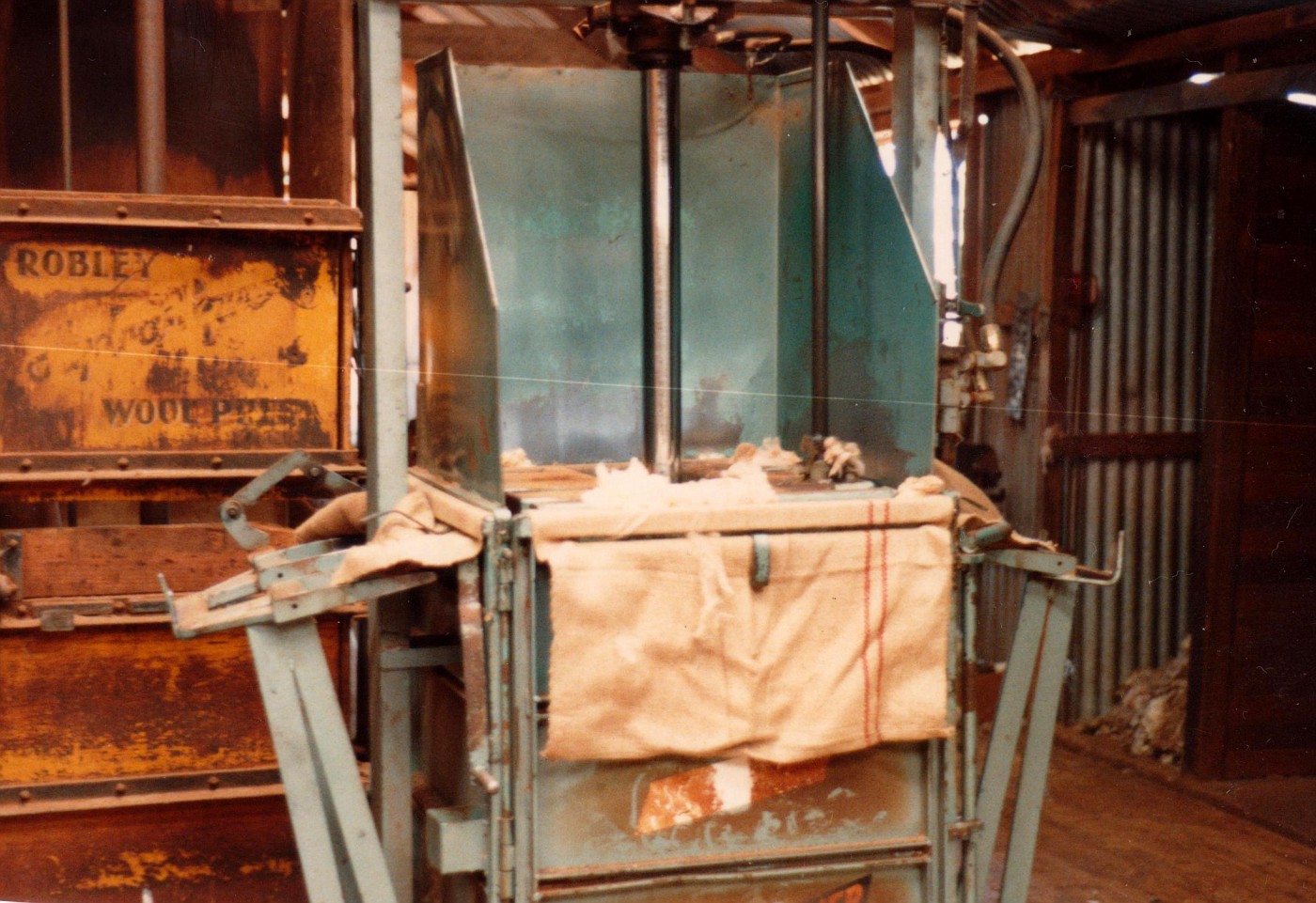 Photo: Woolpress - Nonning woolshed | Nonning Station album | ooO(PETER ...