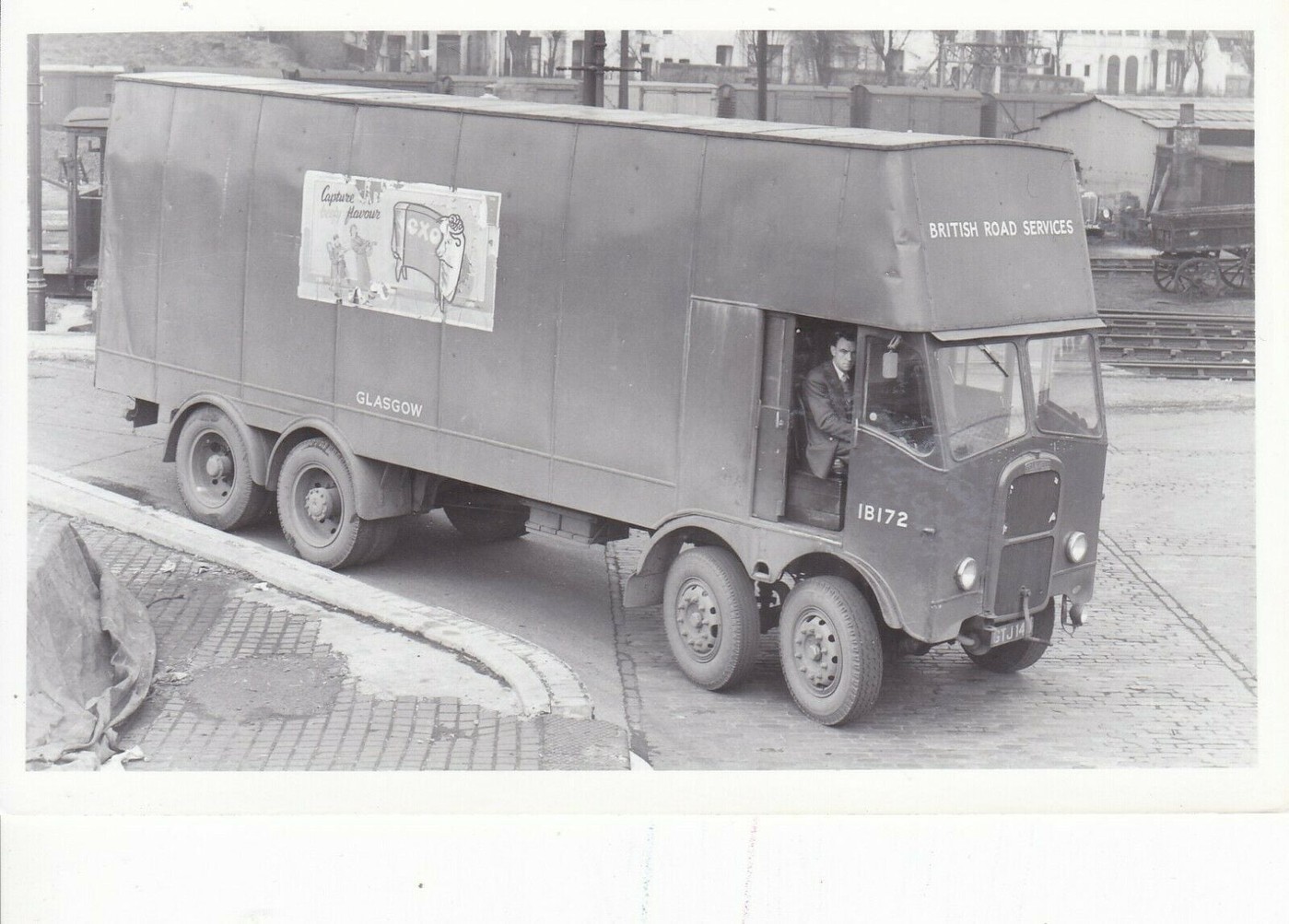 Photo: GTJ143 1947 Scammell R8 no. 1B172 of Lister Street, Glasgow ...