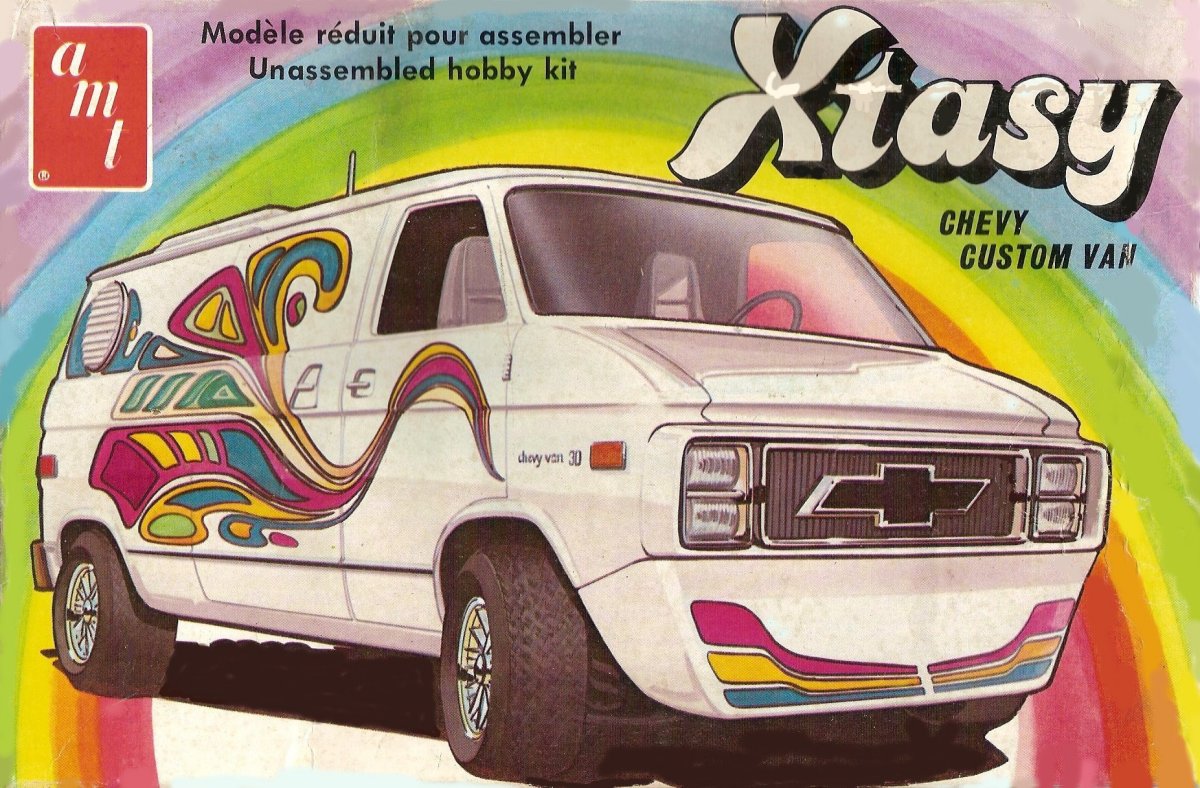 AMT Xtasy Chevy Custom Van #T401 album | DRASTIC PLASTICS MODEL CAR ...