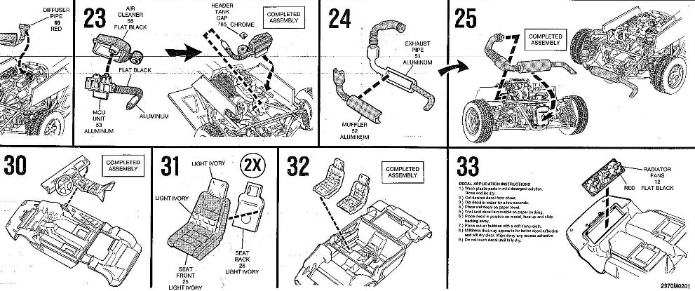 Photo: Lotus instructions 4 | MONOGRAM Lotus Esprit Sport 300 #2970 ...