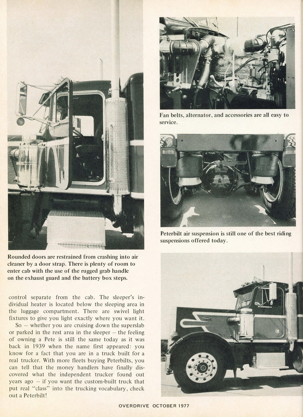 Photo: October 1977 Peterbilt Wide Front Conventional 7 | 10 Overdrive ...