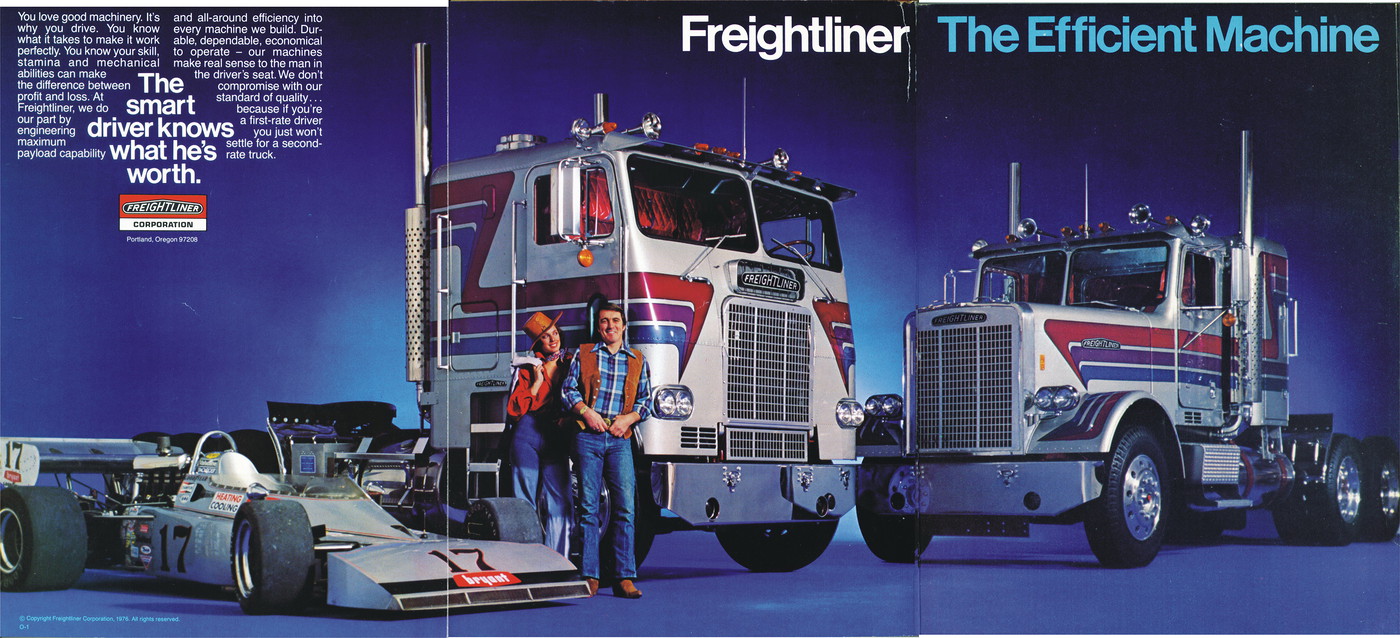 Photo: February 1977 Freightliner Ad | Freightliner Advertising album ...
