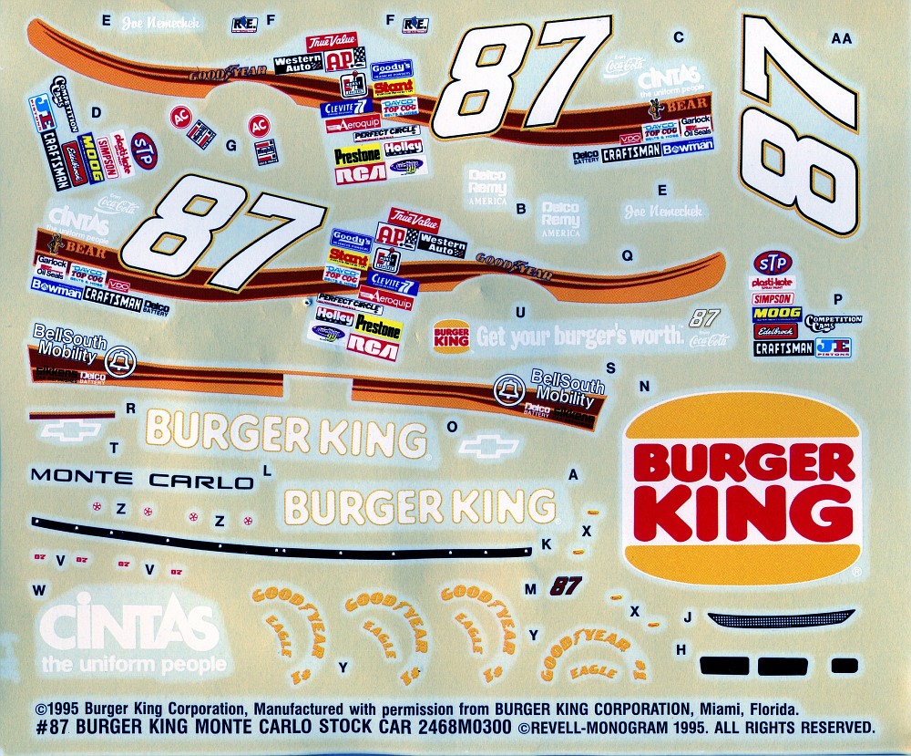 Photo: img229 | MONOGRAM #87 Burger King Monte Carlo #2468 album ...