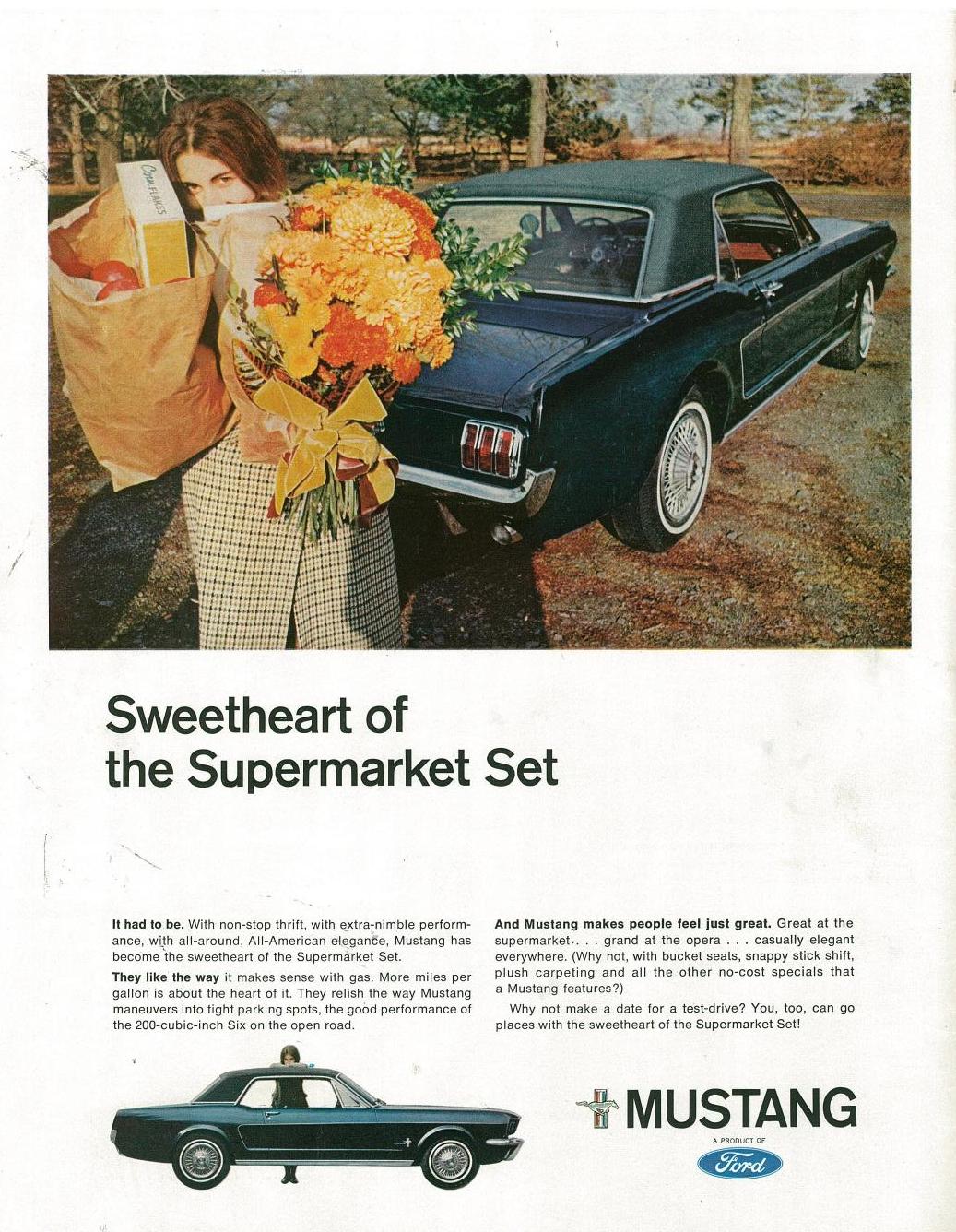 1960s Mustang Ad