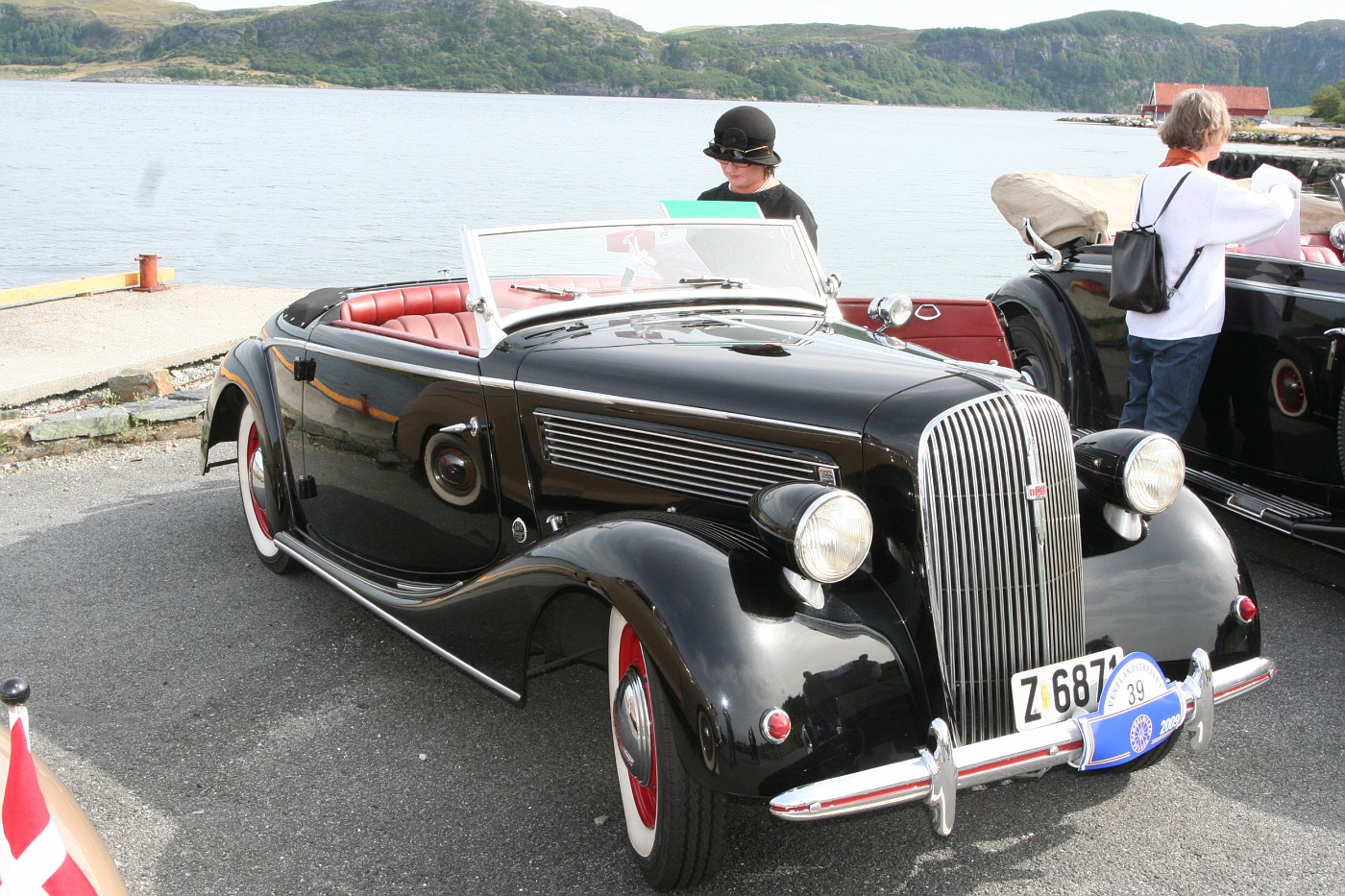 Photo: 1937 Opel Gläser Super Six 2-Door Cabriolet, Owner Sissel M ...