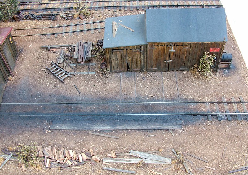 Doane Valley shops, logging railroad repair shop diorama album | Chuck ...